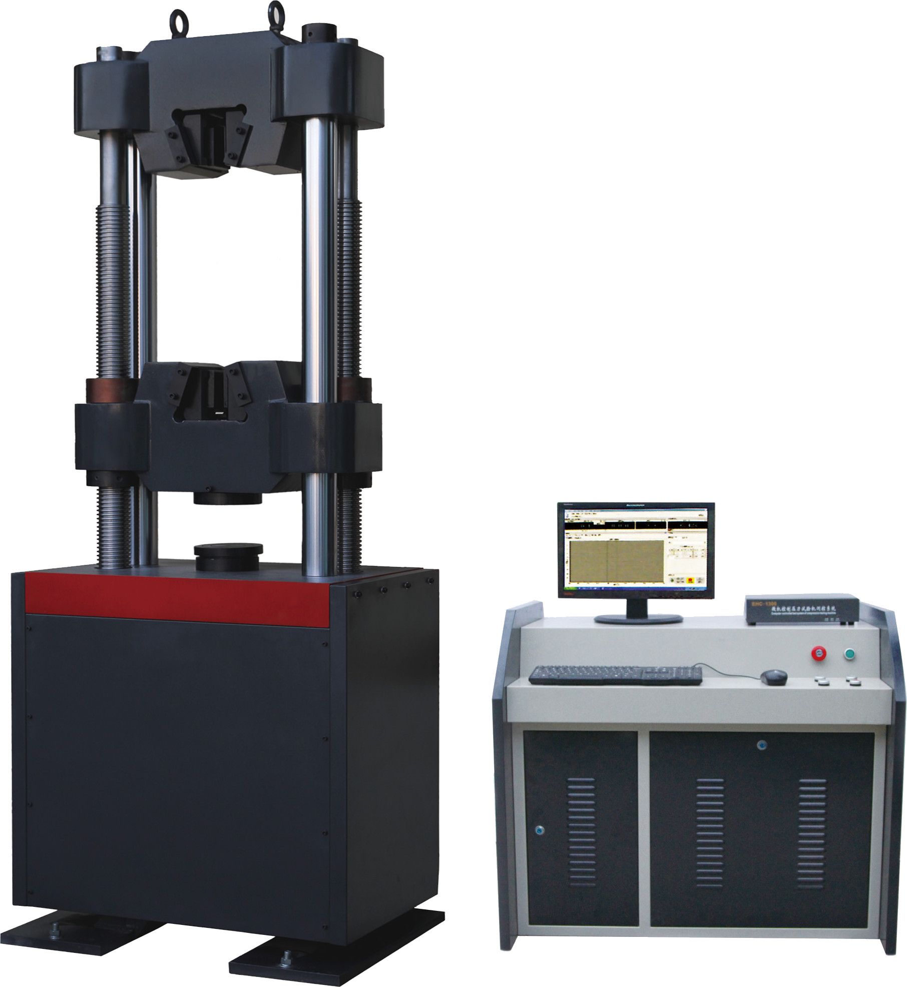 Uji Tarik Hidrolik Manual Universal Testing Machines Panasonic Servo Motor